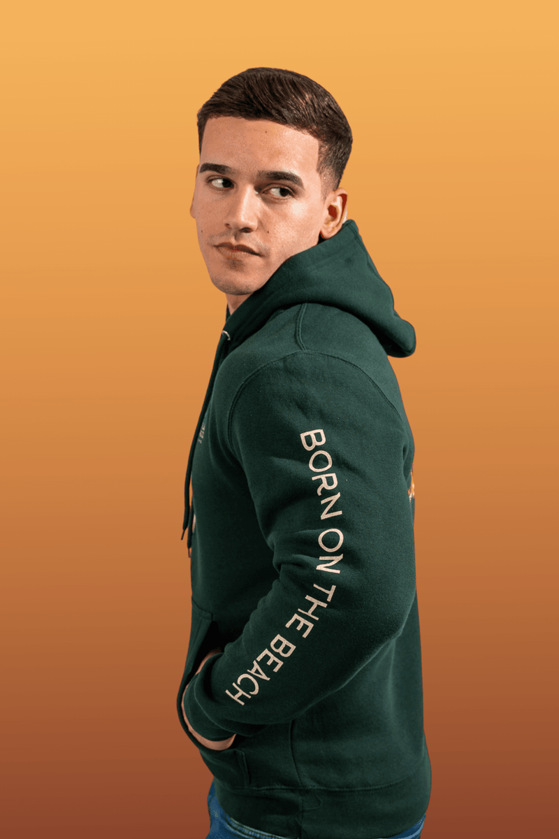 Pirate Paradise Fleece Hoodie - Evergreen – Ocean Lab Brewing Co.