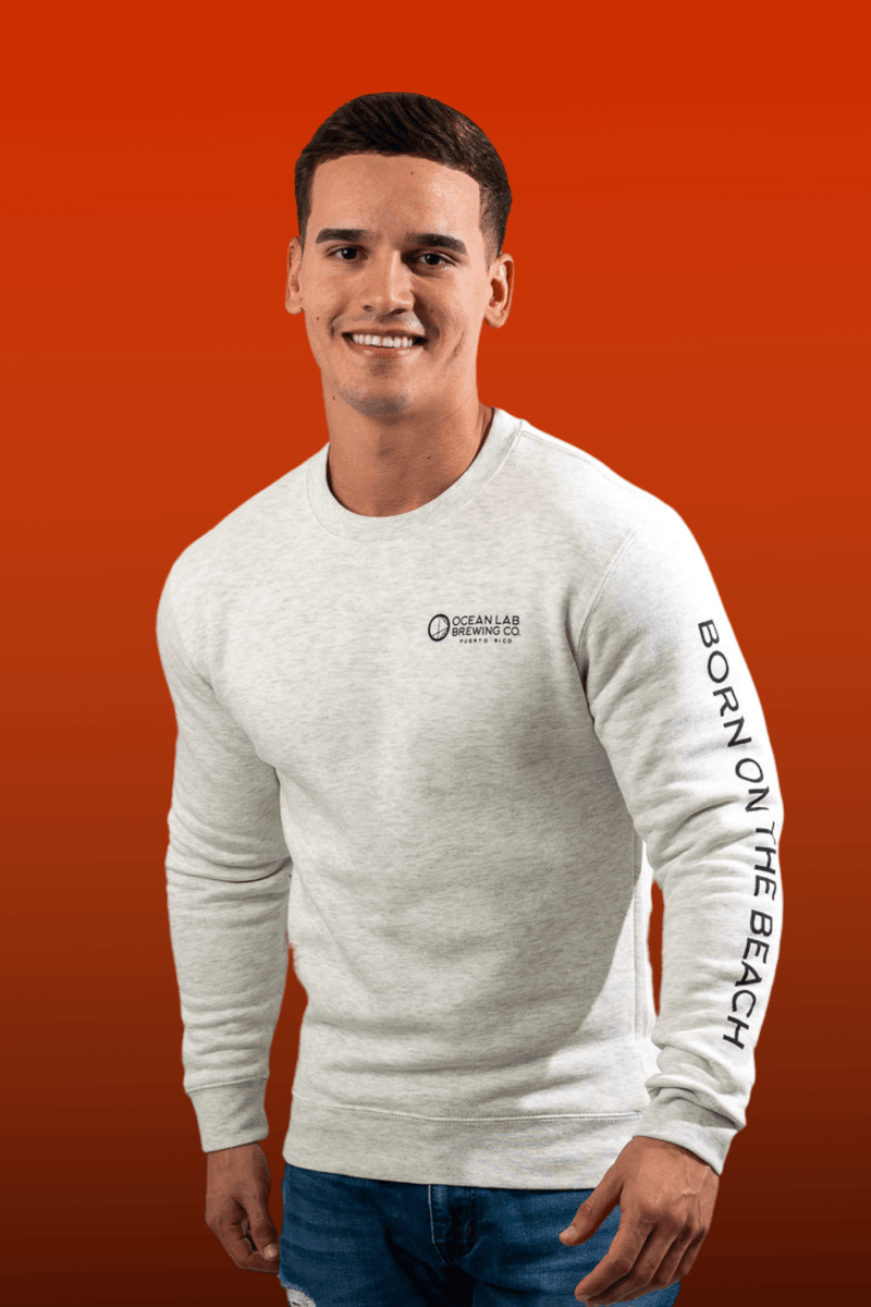 Mas Cerveza! Crew Neck Fleece – Ocean Lab Brewing Co.