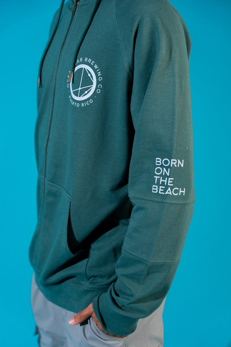 HopDiver Full Zip Hoodie - Teal* – Ocean Lab Brewing Co.