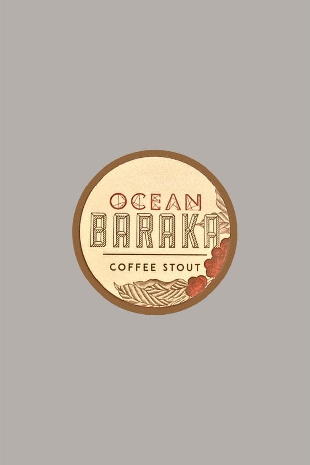 Baraka Coffee Bean Sticker – Ocean Lab Brewing Co.