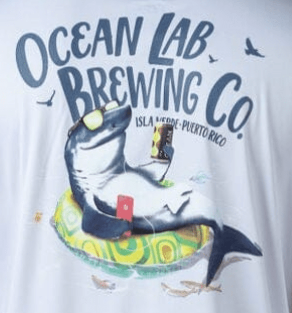 IPA Chilling Shark Short Sleeve T-Shirt – Ocean Lab Brewing Co.