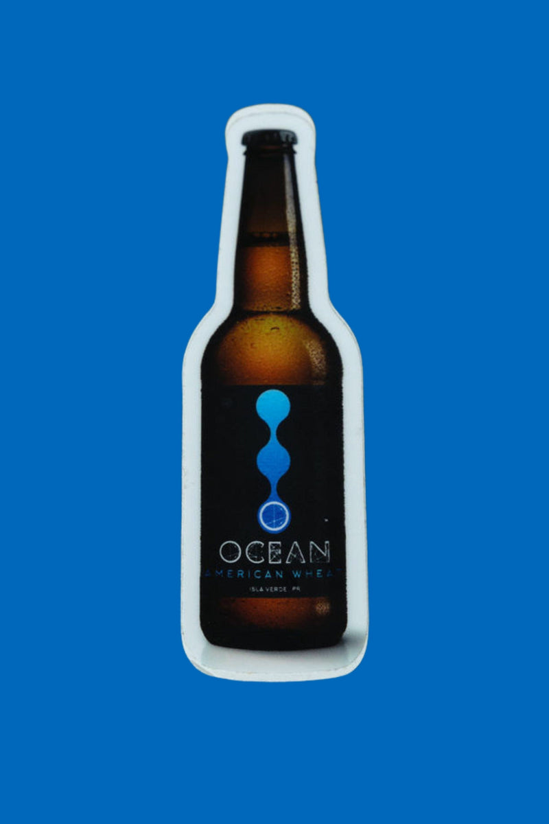 American Wheat Bottle Sticker – Ocean Lab Brewing Co.