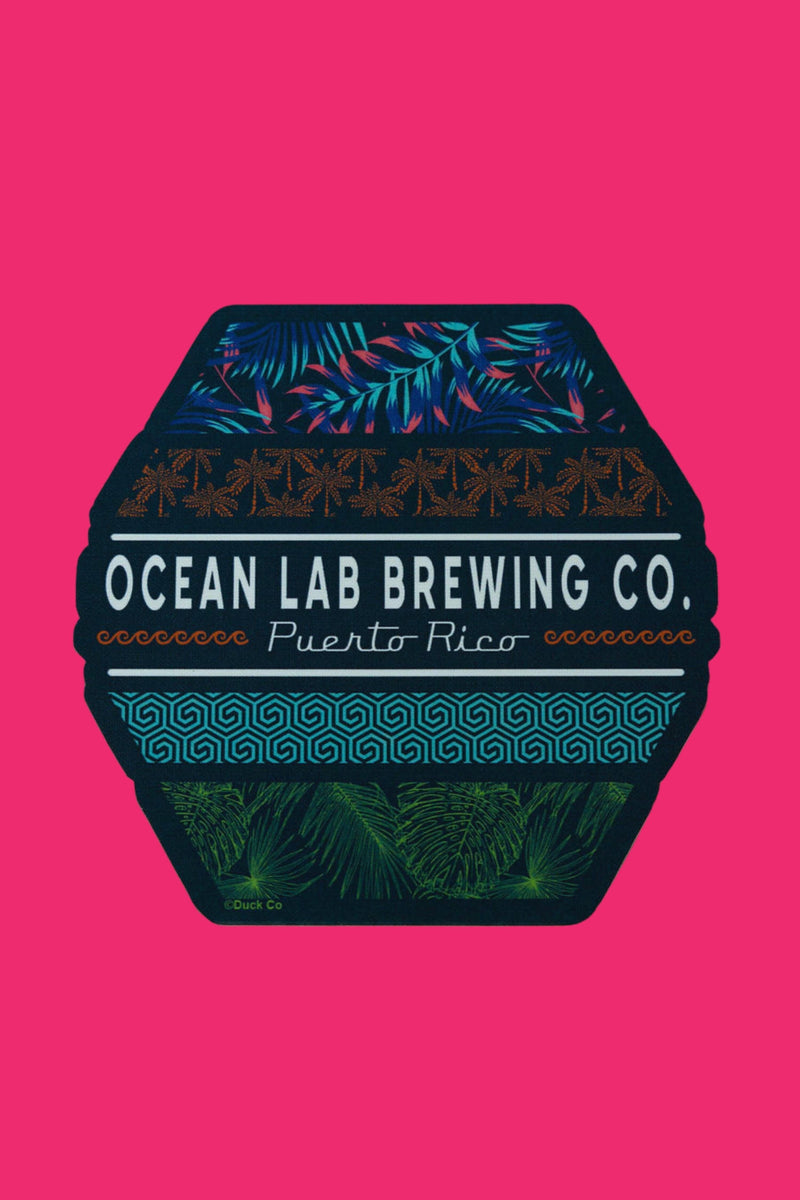Motif Sticker – Ocean Lab Brewing Co.