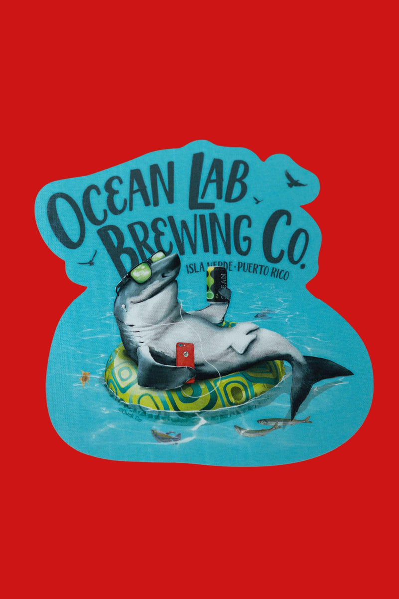 IPA Chilling Shark Sticker – Ocean Lab Brewing Co.
