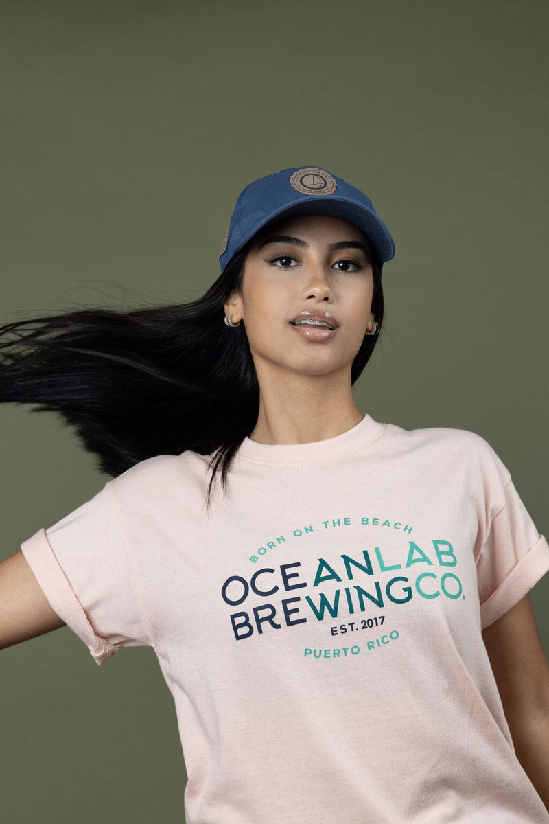 Ocean Lab Organic T-Shirt - Cameo Pink – Ocean Lab Brewing Co.