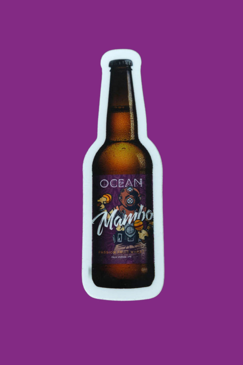 Mambo Bottle Sticker – Ocean Lab Brewing Co.