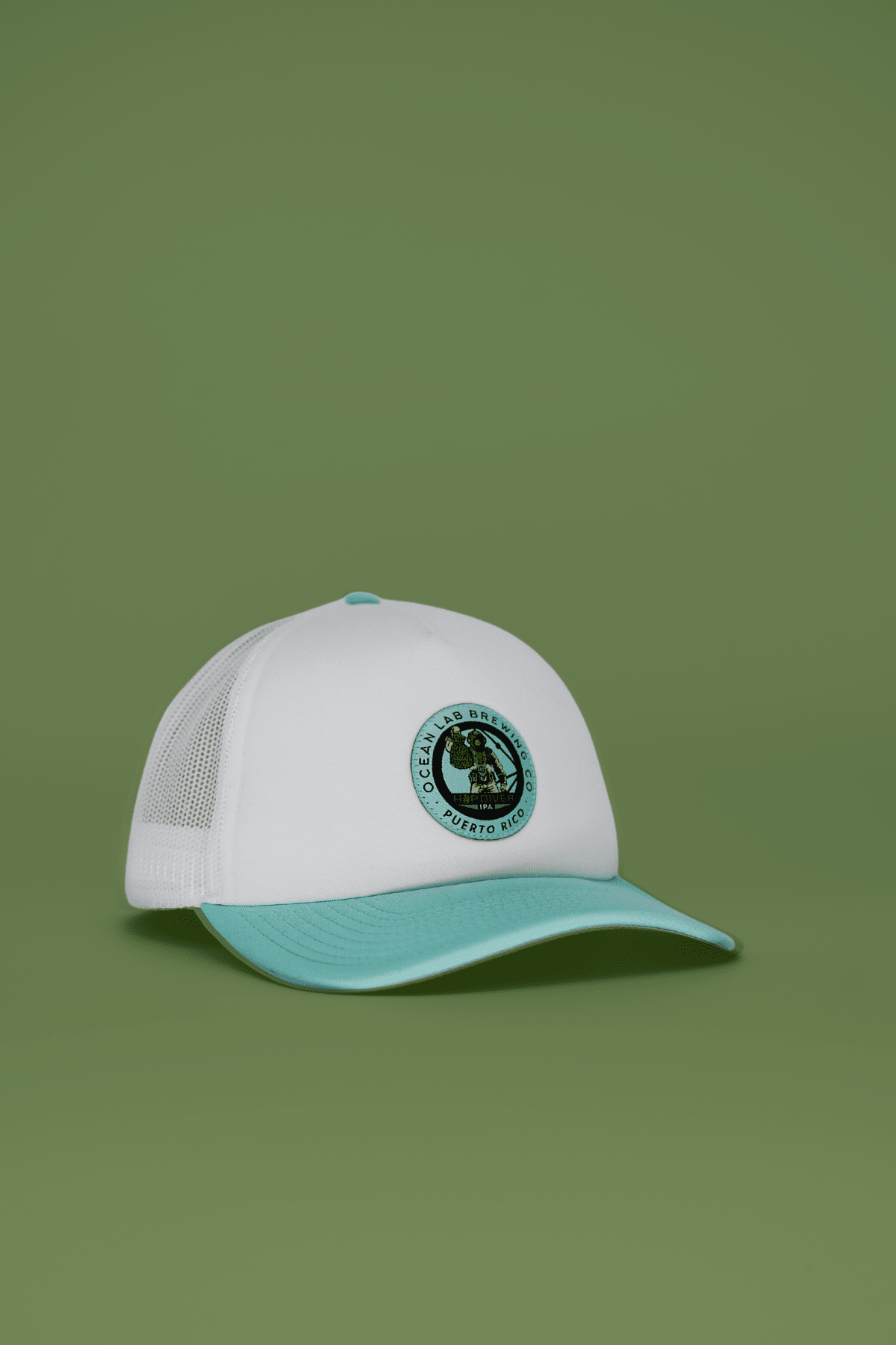 HopDiver Foam Trucker Cap – Ocean Lab Brewing Co.