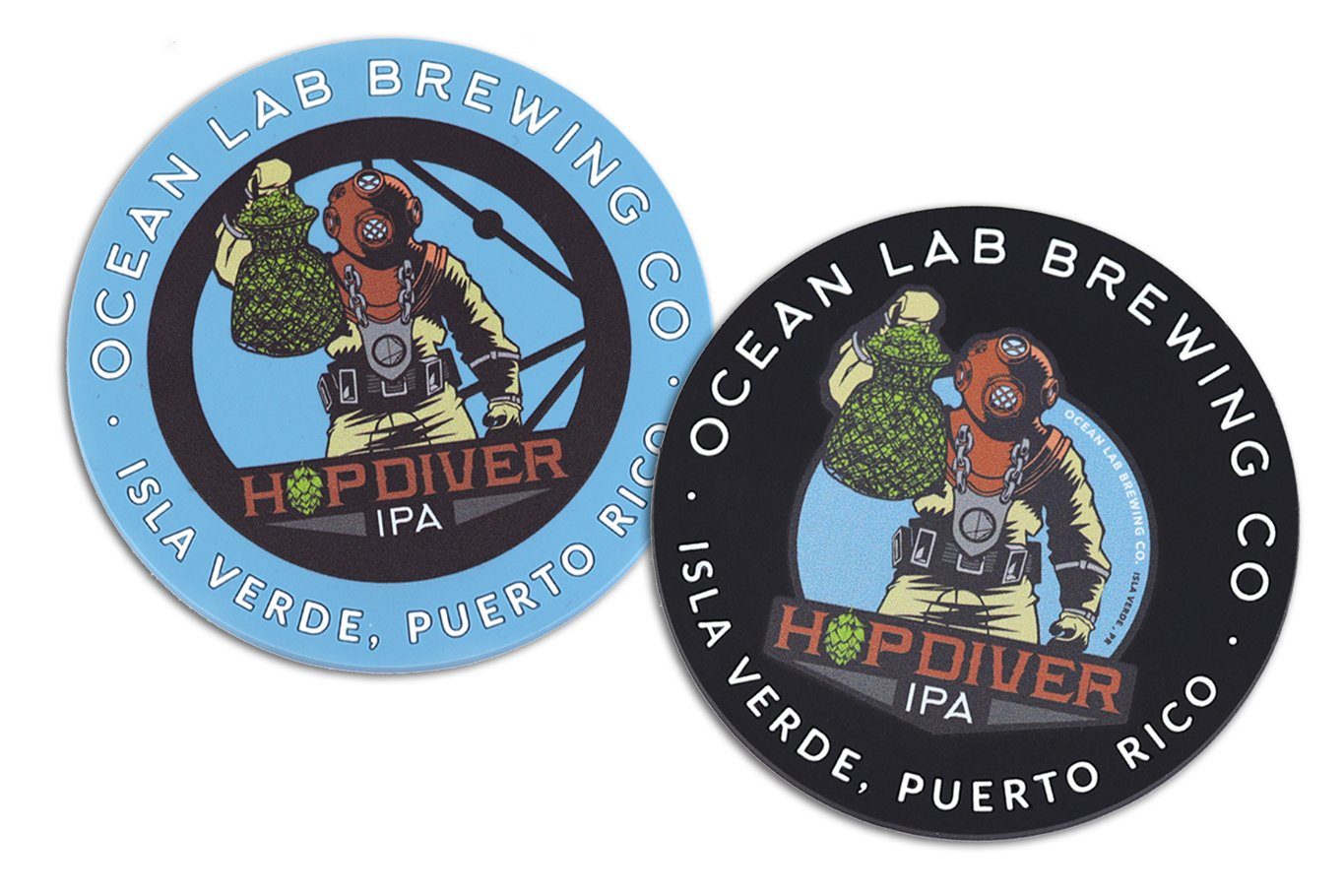 HopDiver Coaster – Ocean Lab Brewing Co.