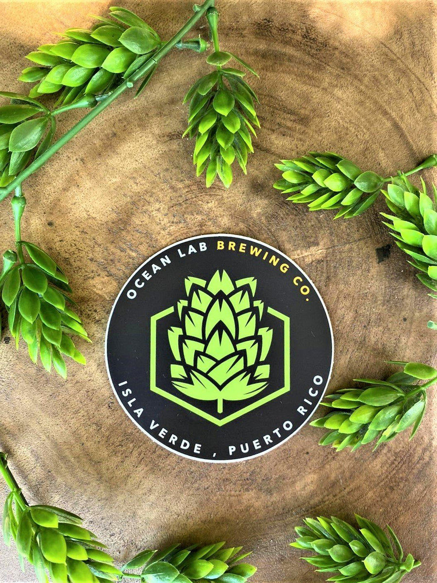 Ocean Lab Hop Logo Sticker – Ocean Lab Brewing Co.
