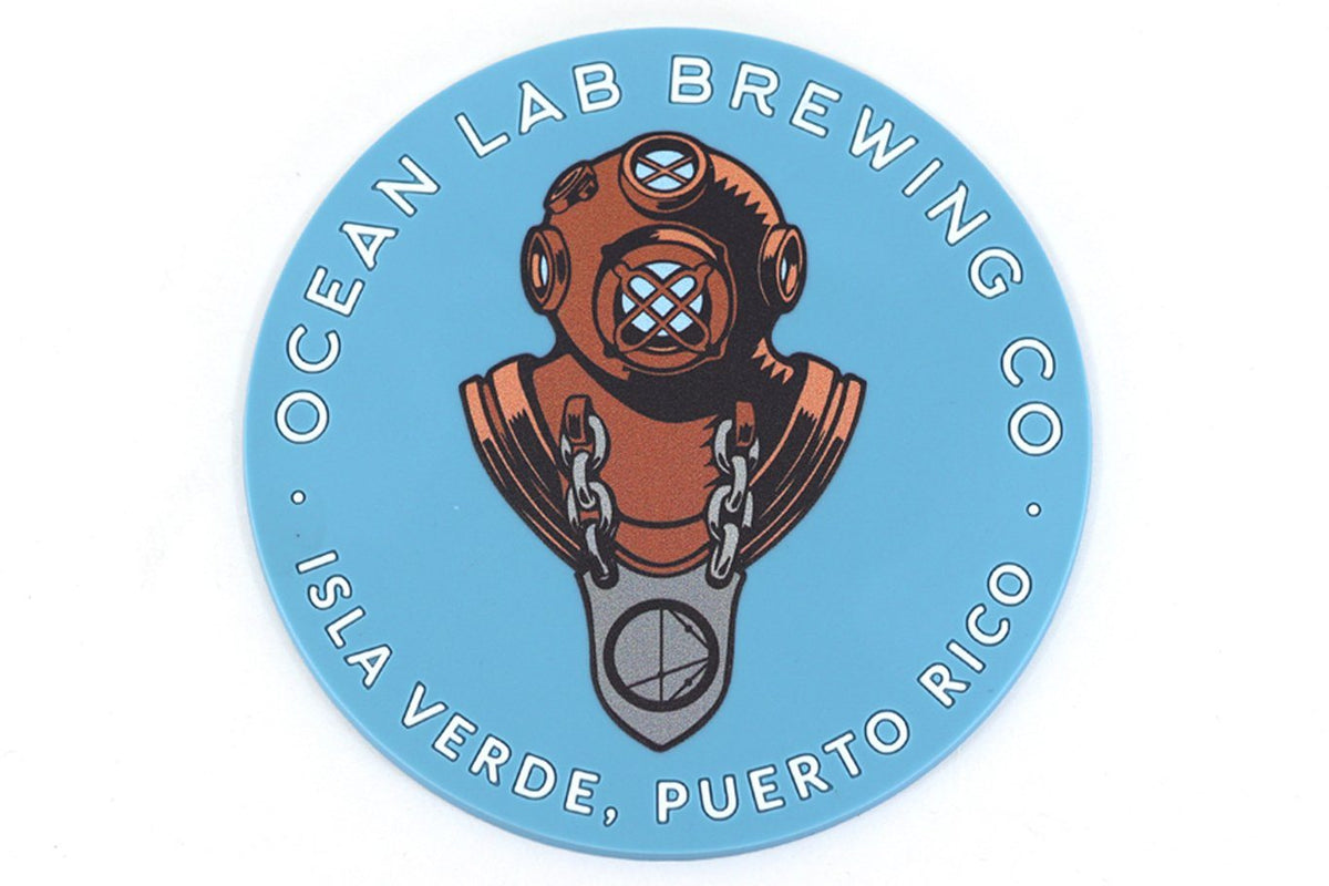 Helmet Coaster – Ocean Lab Brewing Co.