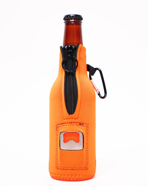 Neoprene Ocean Lab Logo Bottle Insulator - Orange – Ocean Lab Brewing Co.