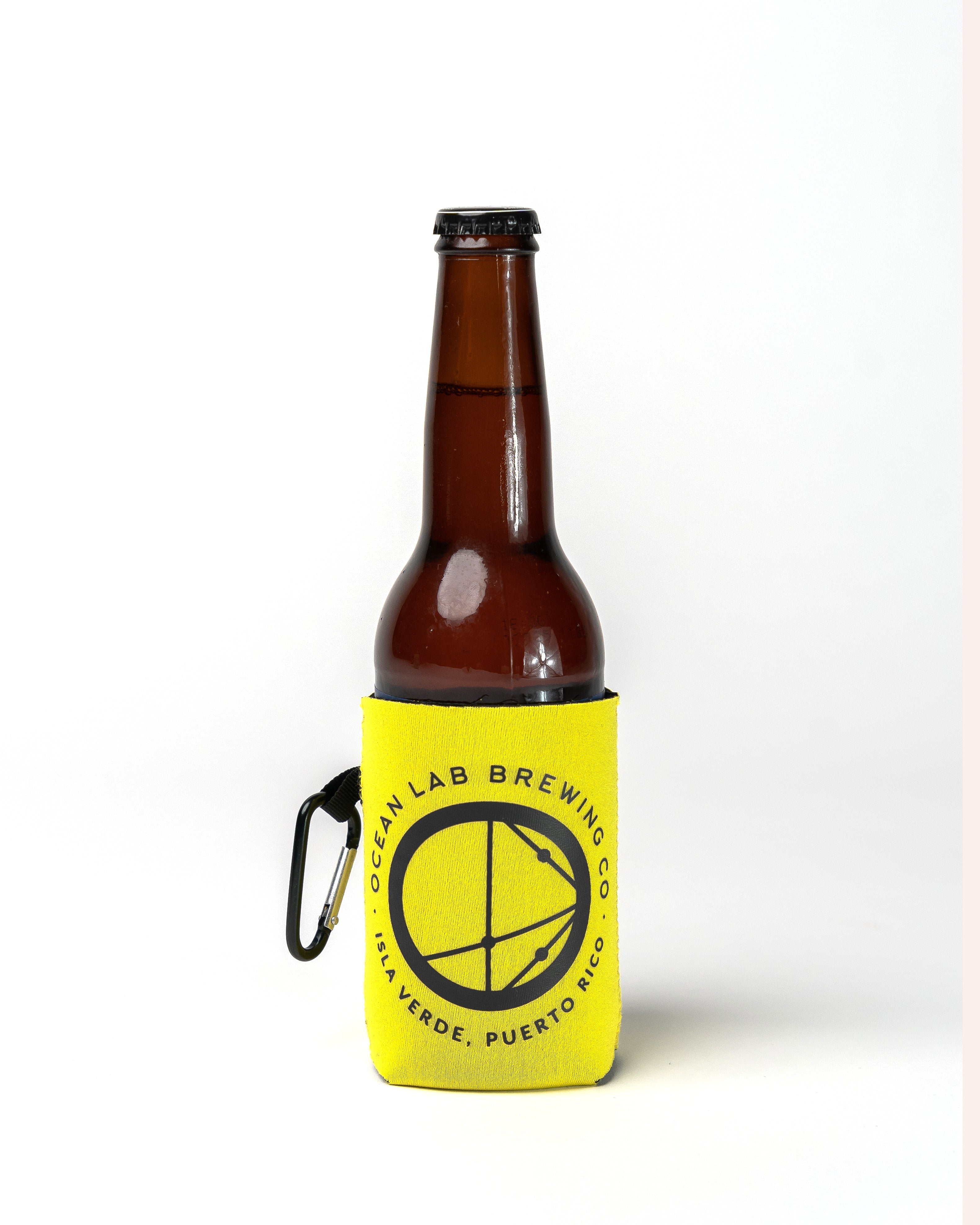 Ocean Lab Logo Can Insulator - Yellow – Ocean Lab Brewing Co.