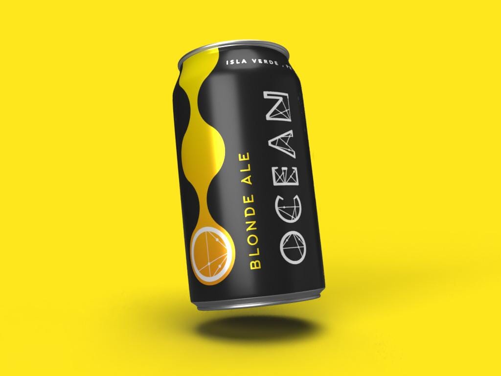 Blonde Ale Can – Ocean Lab Brewing Co.