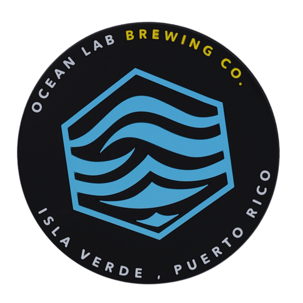 Water Logo Coaster – Ocean Lab Brewing Co.