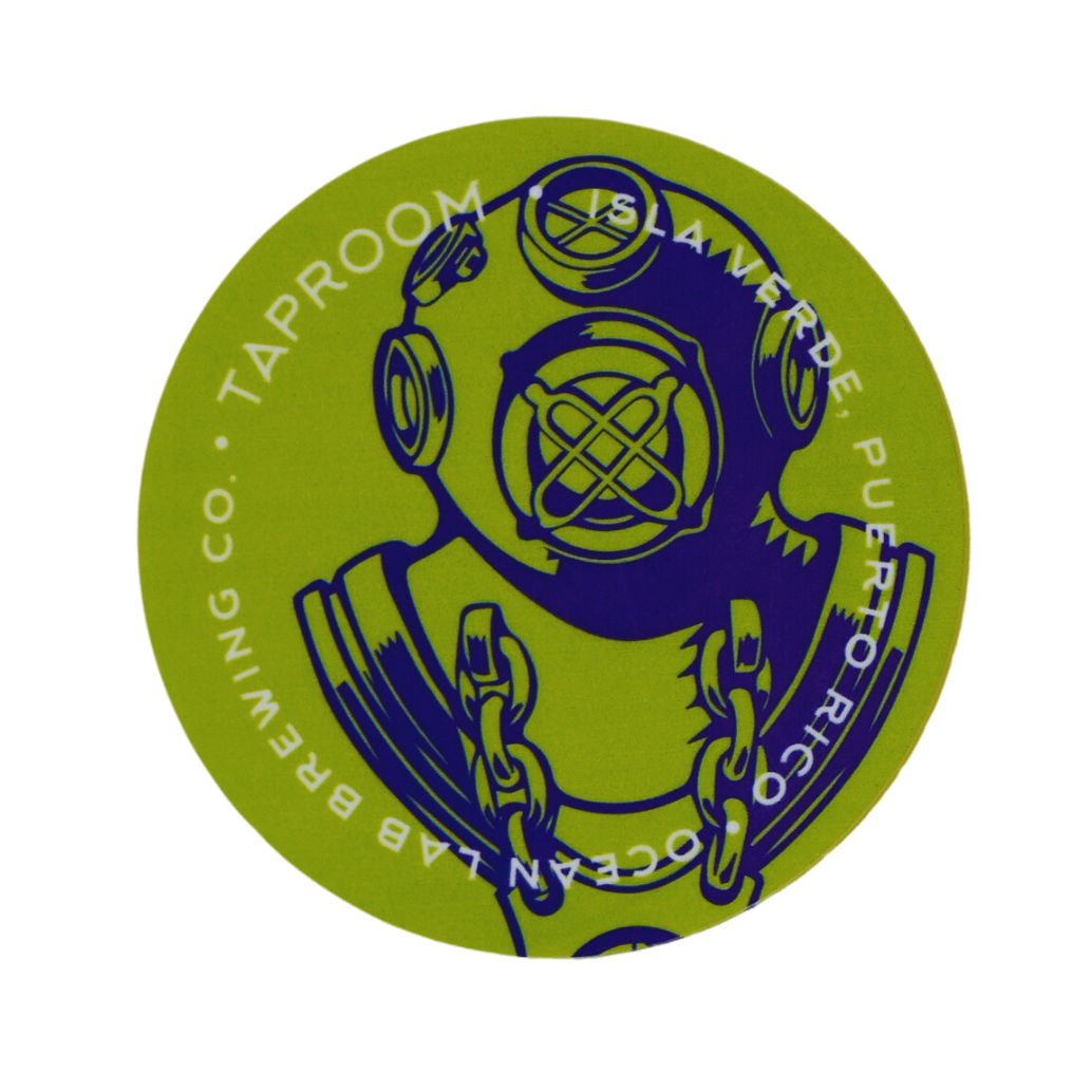 Helmet Taproom Collection Coaster – Ocean Lab Brewing Co.