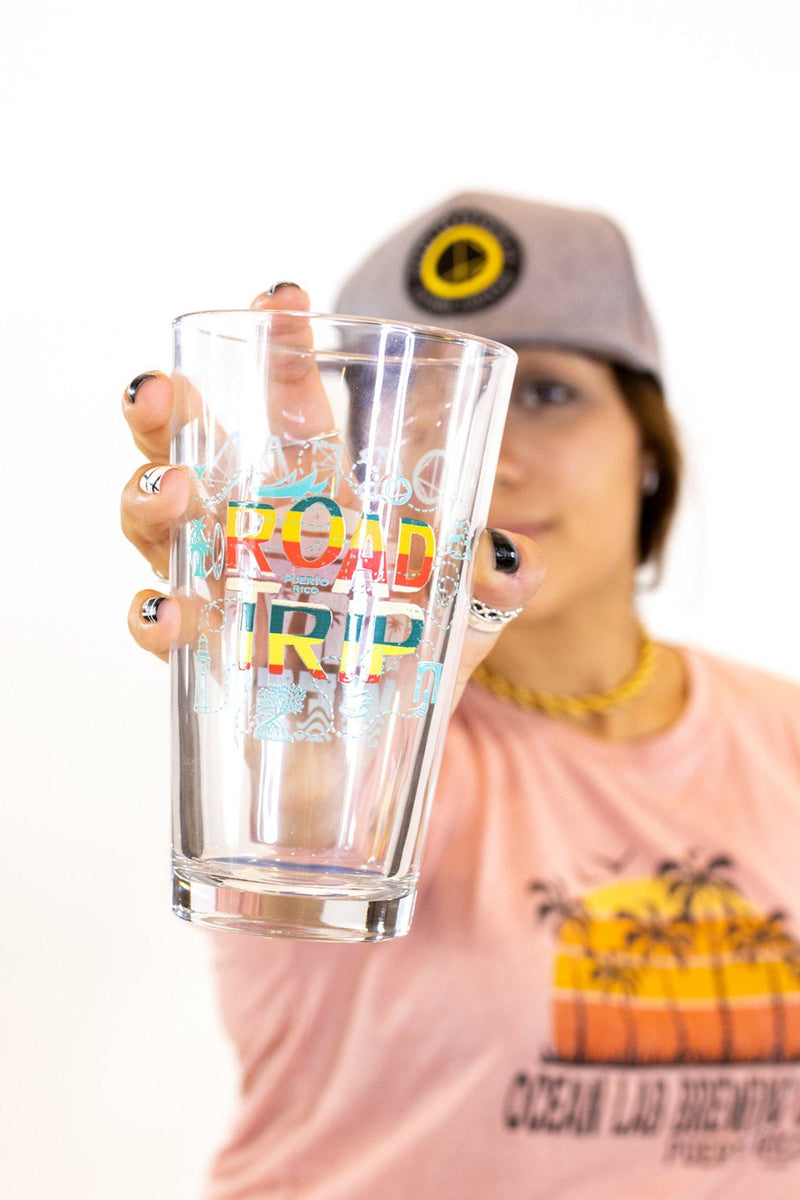 Mayawest Pint Glass - Born on the Beach - Ocean Lab Brewing Co.